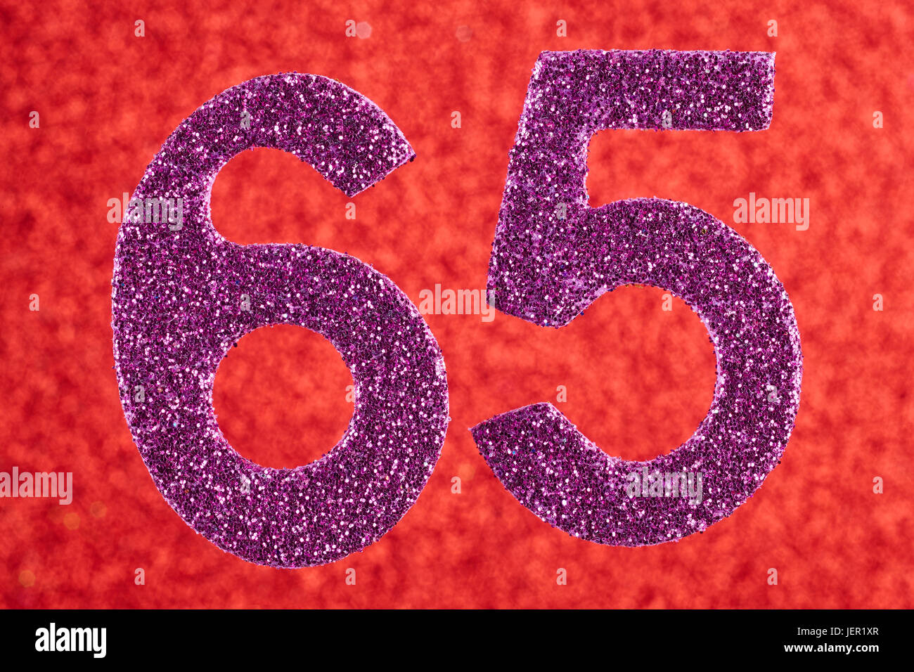 65 years anniversary design hi-res stock photography and images - Alamy