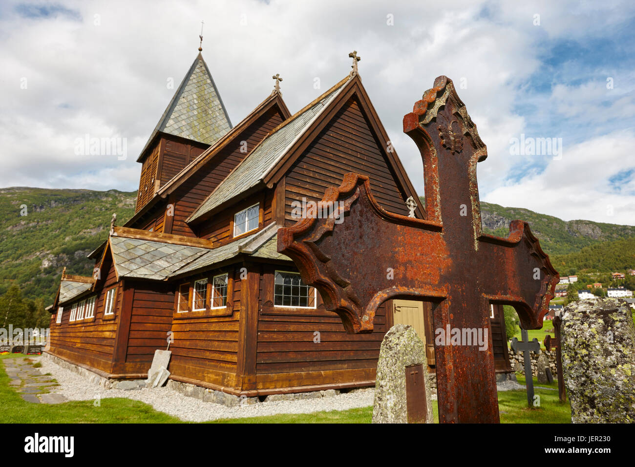 Norwegian stave church. Roldal. Historic building. Norway tourism ...