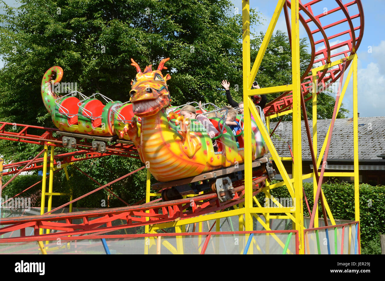 Switchback roller coaster hi-res stock photography and images - Alamy