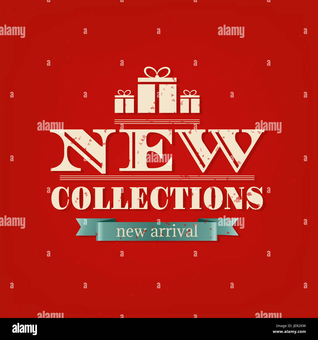 Retro New Collections Poster Stock Photo - Alamy