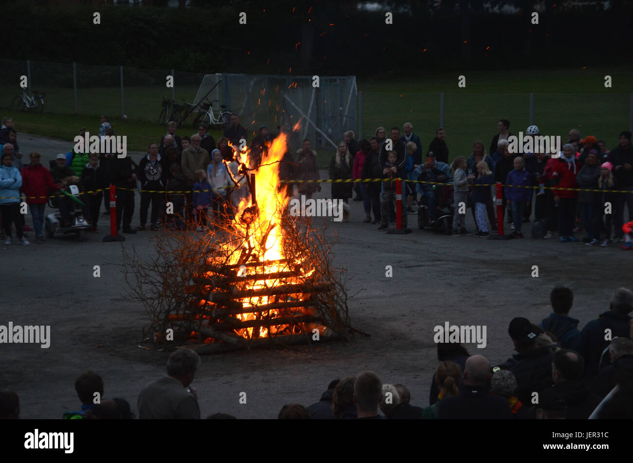 Midsummer nights bonfire in hi-res stock photography and images - Alamy