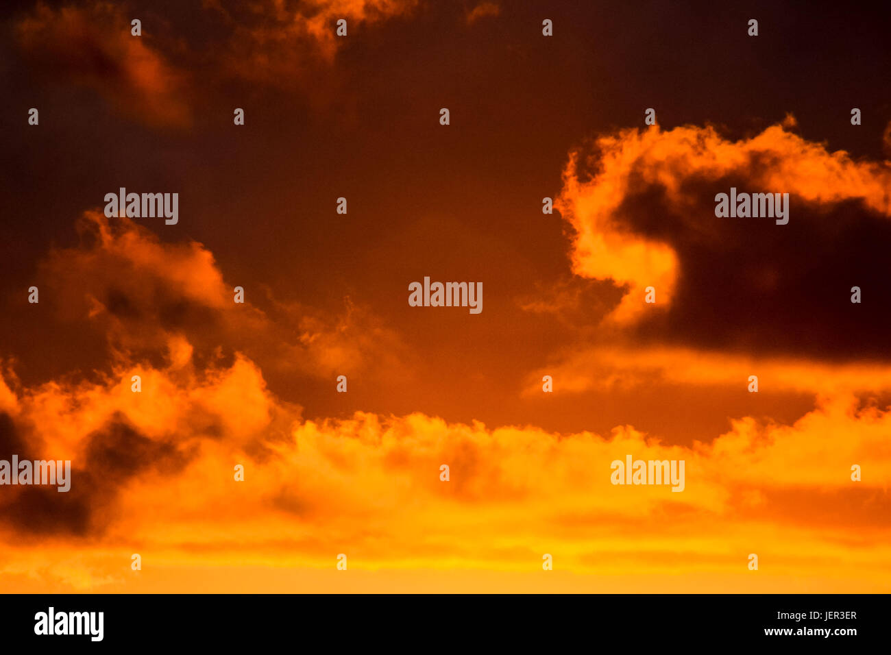 Colored Clouds at Sunset Stock Photo - Alamy