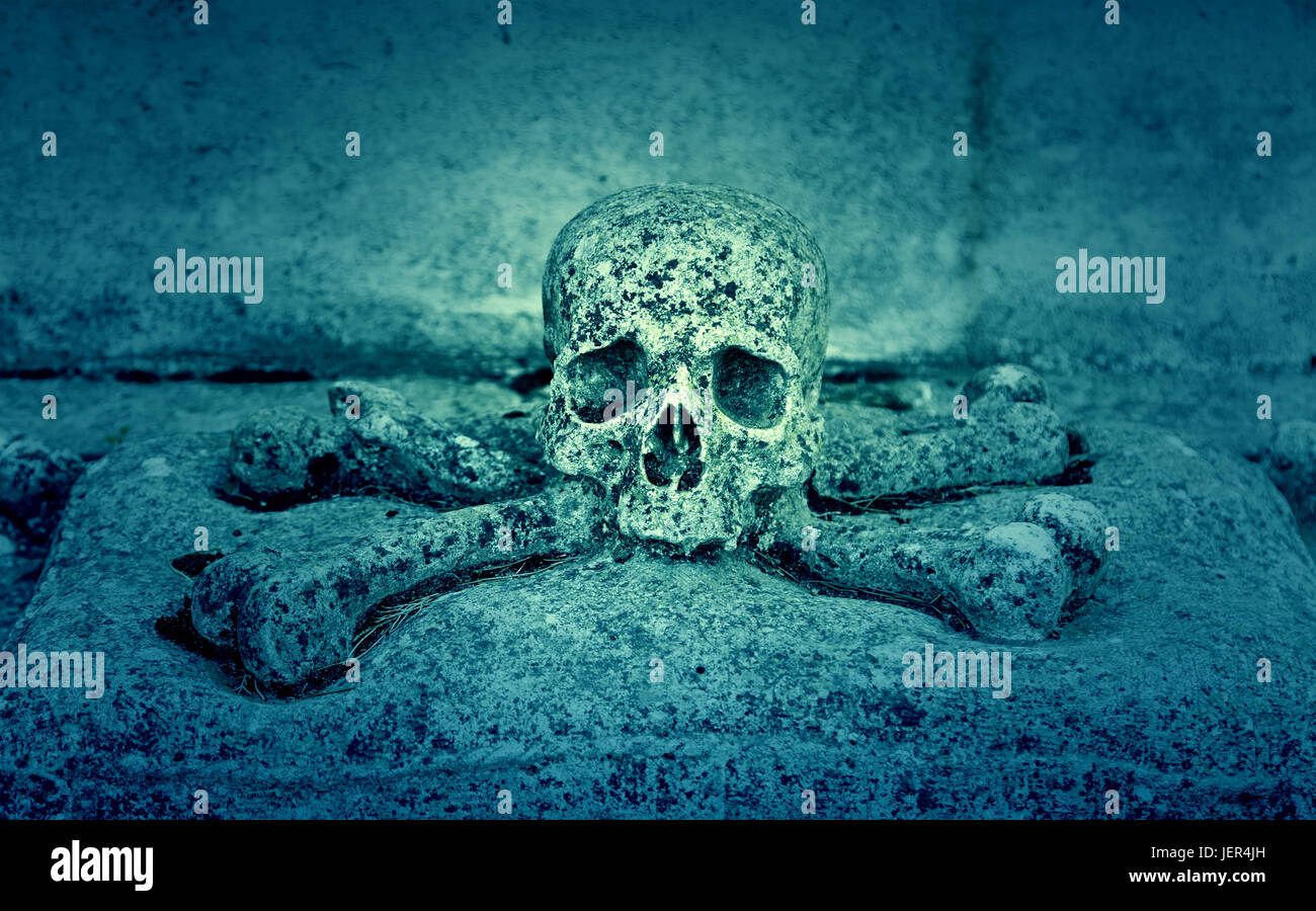 Vampire skull stone hi-res stock photography and images - Alamy