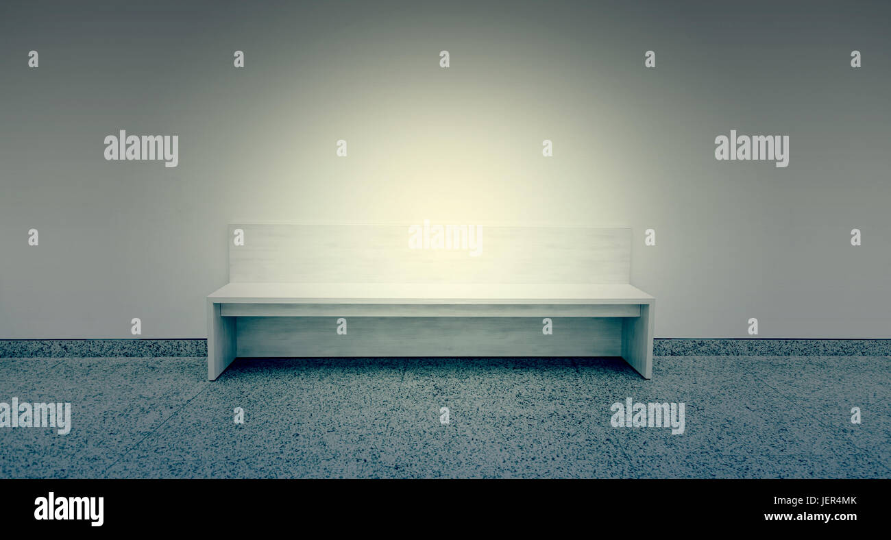 White decorative benches, detail of furniture to rest Stock Photo - Alamy