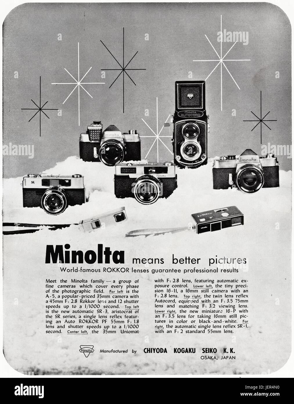 Minolta ads hi-res stock photography and images - Alamy