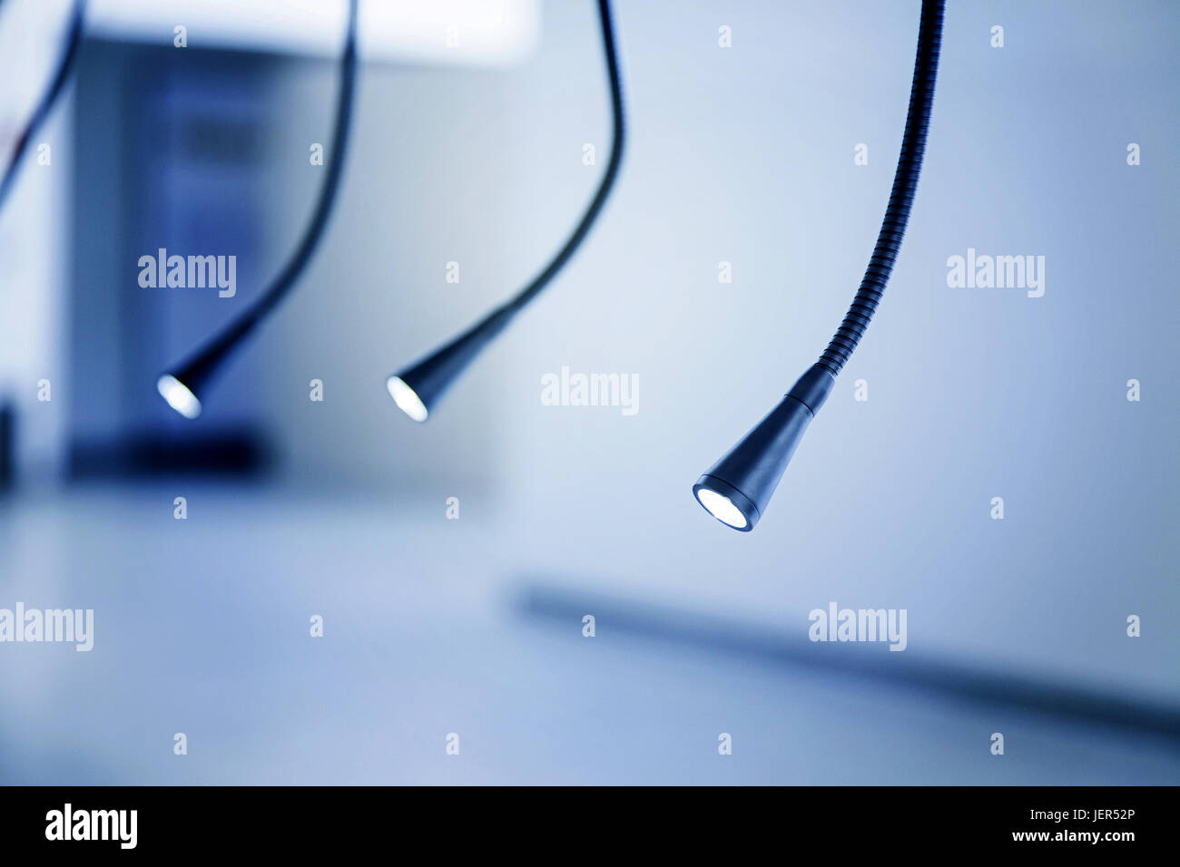 Modern led lamps, detail of lighting instruments, light Stock Photo - Alamy