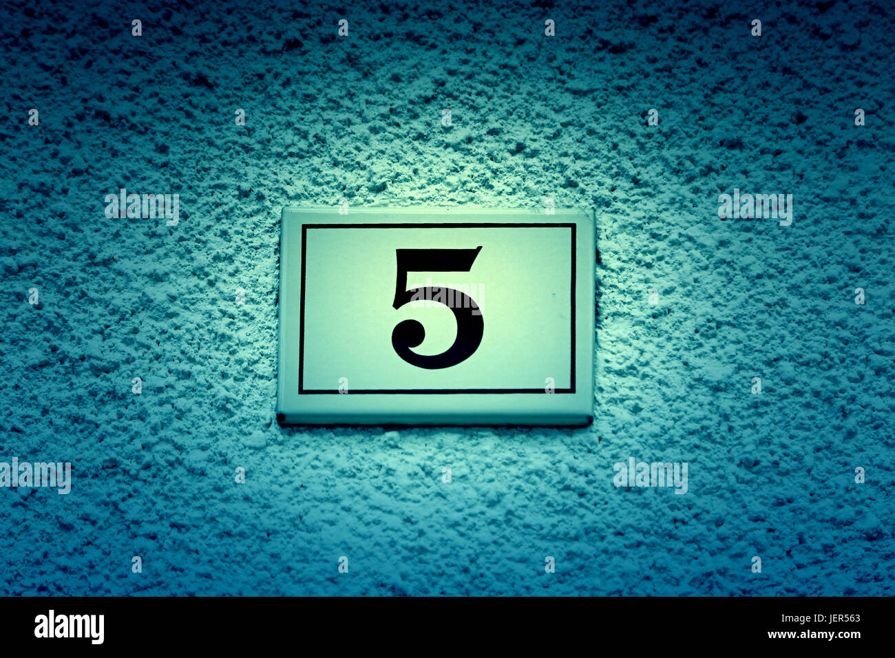 Number five of information, detail of an odd number, sign and symbol ...