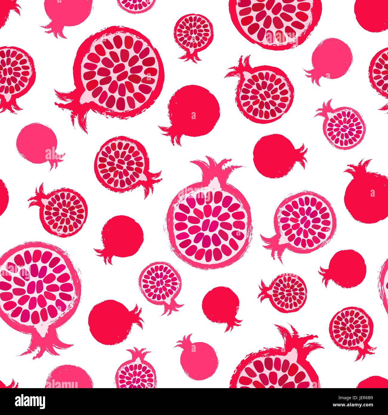 Pomegranate Background Painted Pattern Stock Vector Image & Art - Alamy