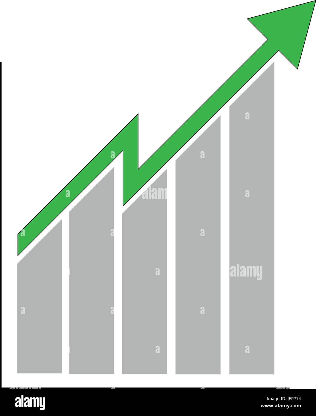Arrow showing upward trend hi-res stock photography and images - Alamy