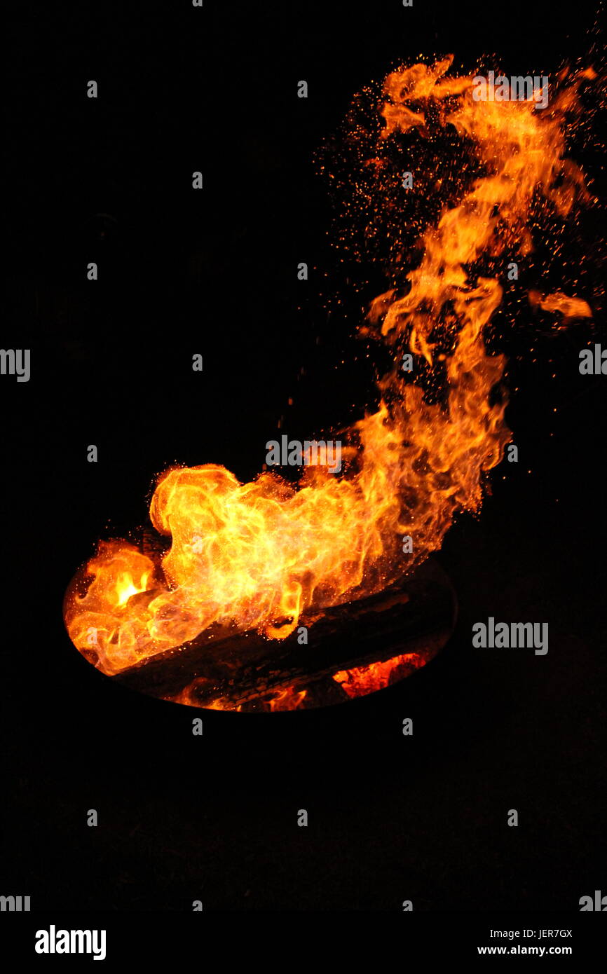 Really crazy intense fire burning fervently Stock Photo - Alamy