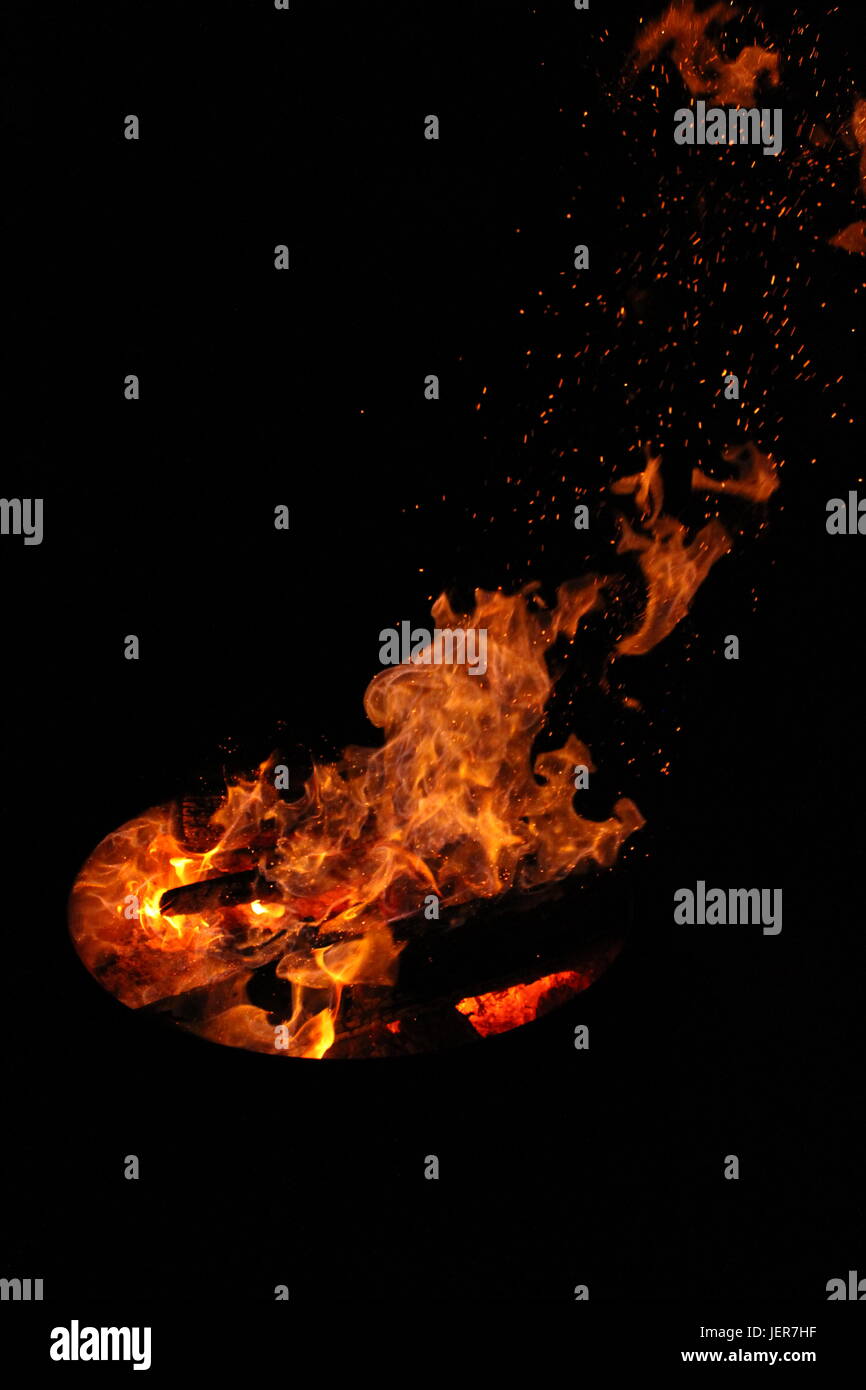 Really crazy intense fire burning fervently Stock Photo - Alamy