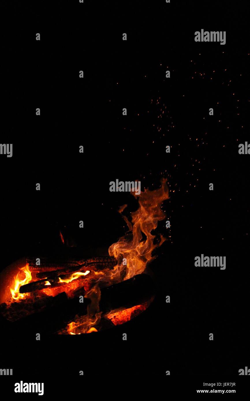 Really crazy intense fire burning fervently Stock Photo - Alamy