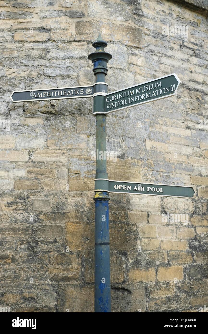 Street scenes and signs in Cirencester, southern England Stock Photo ...