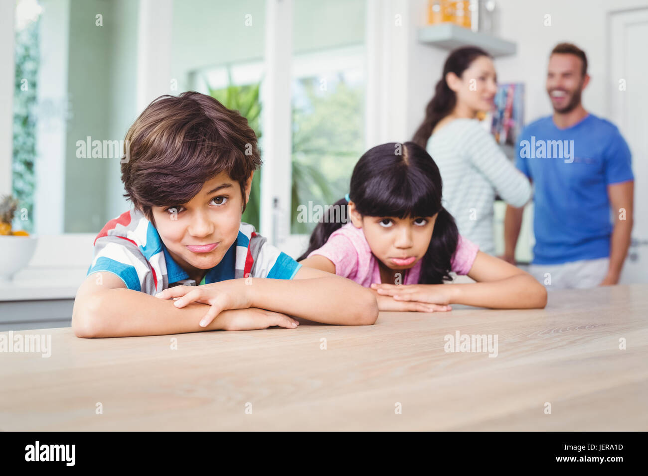 Children making faces hi-res stock photography and images - Alamy
