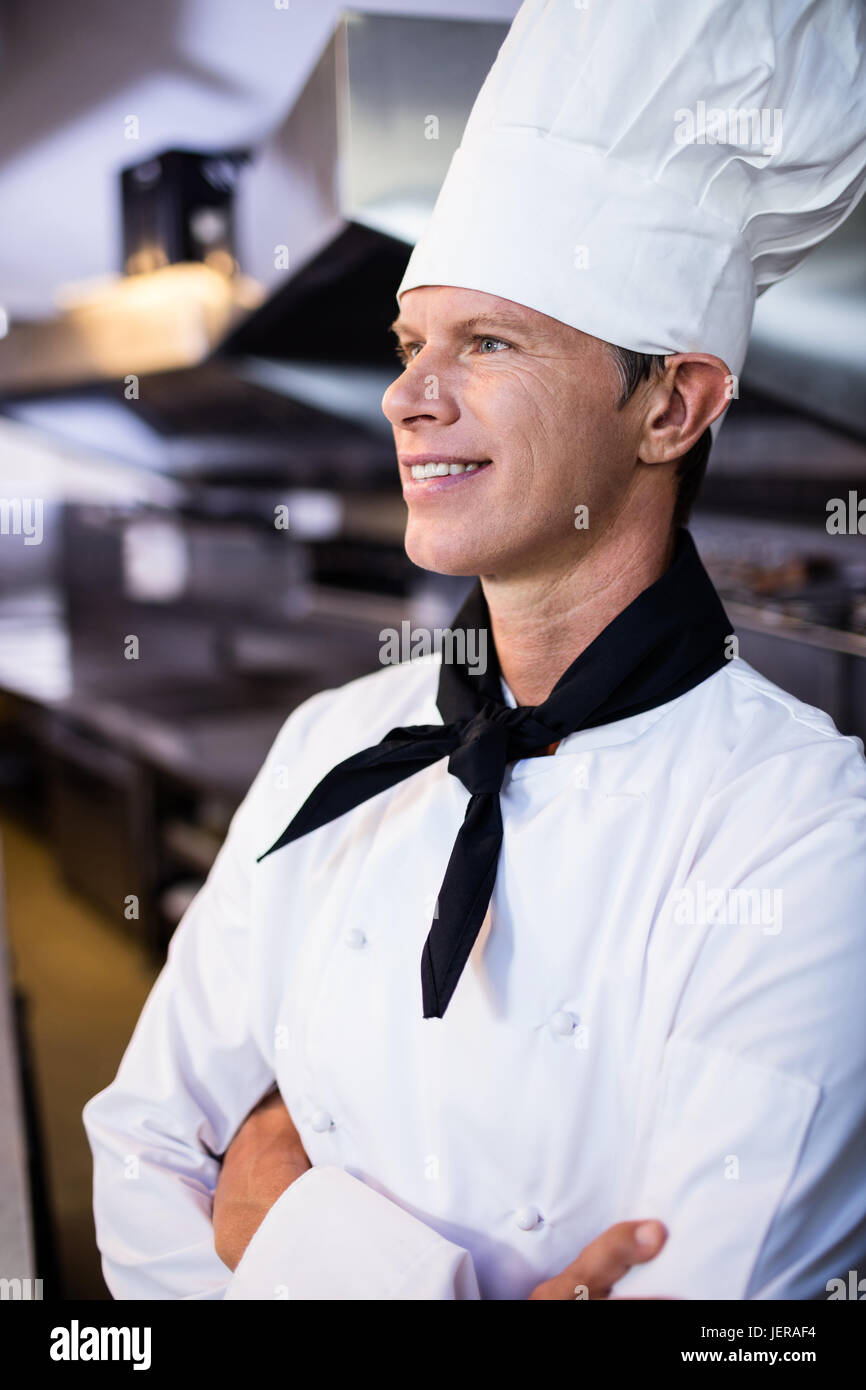 Male chef standing arms hi-res stock photography and images - Alamy