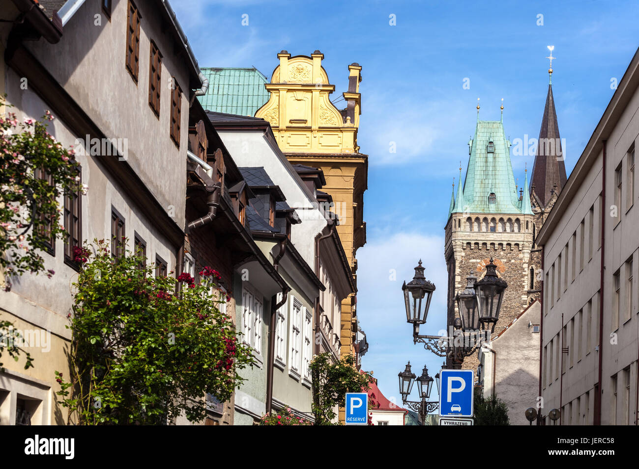 Czech streets hi-res stock photography and images - Alamy
