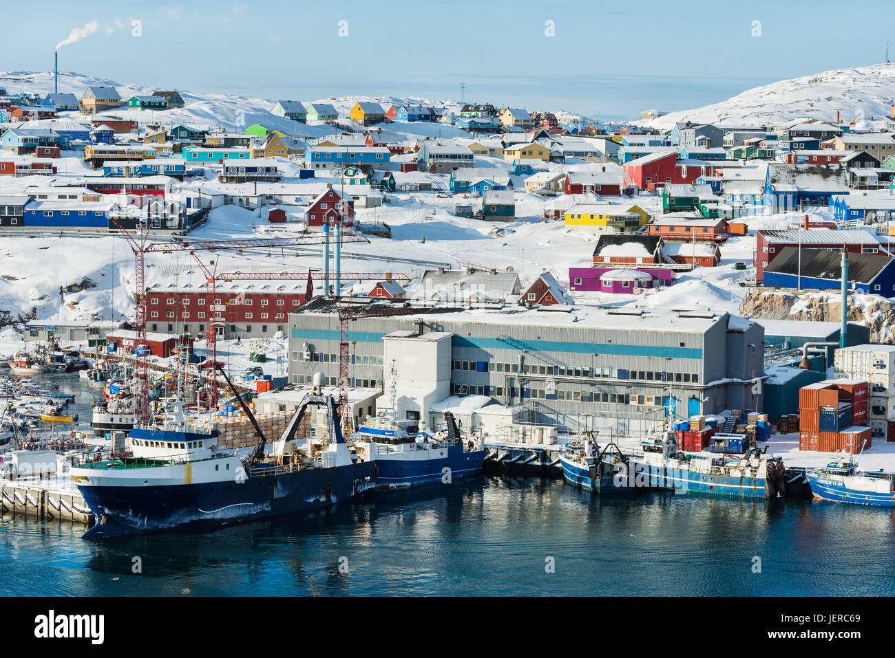 Container port day high angle exterior hi-res stock photography and ...