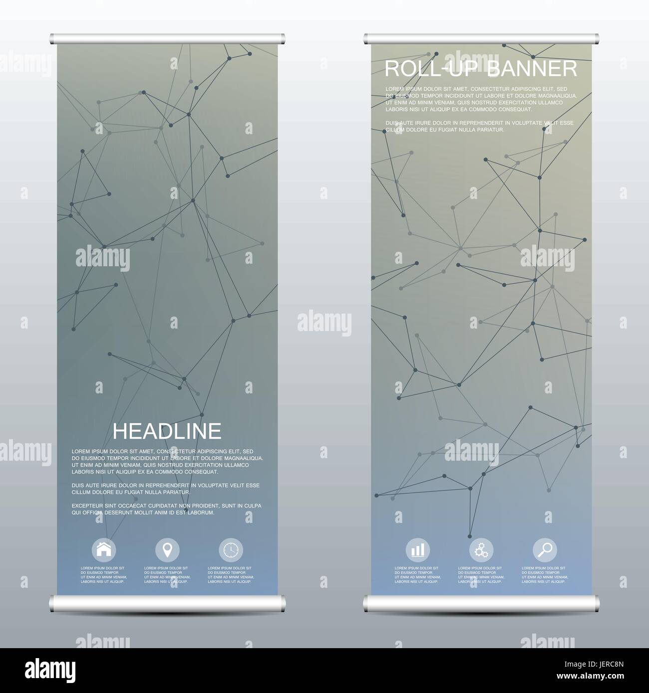Roll-up banner for presentation and publication. Medicine, science ...