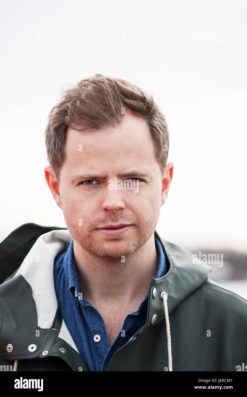 Portrait of mid adult man Stock Photo - Alamy