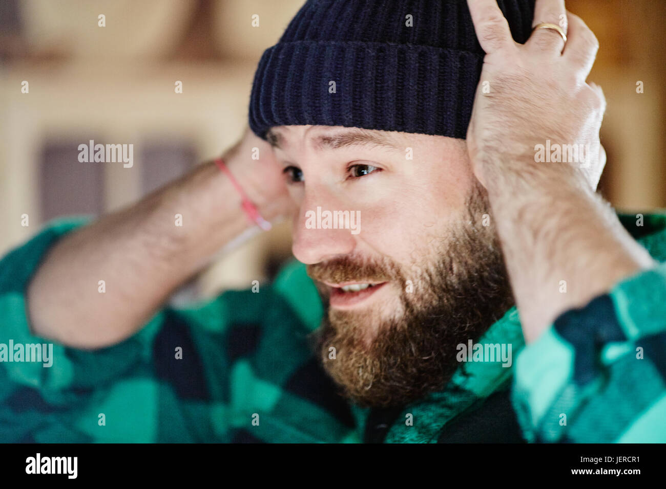 Man putting hand on head hi-res stock photography and images - Alamy