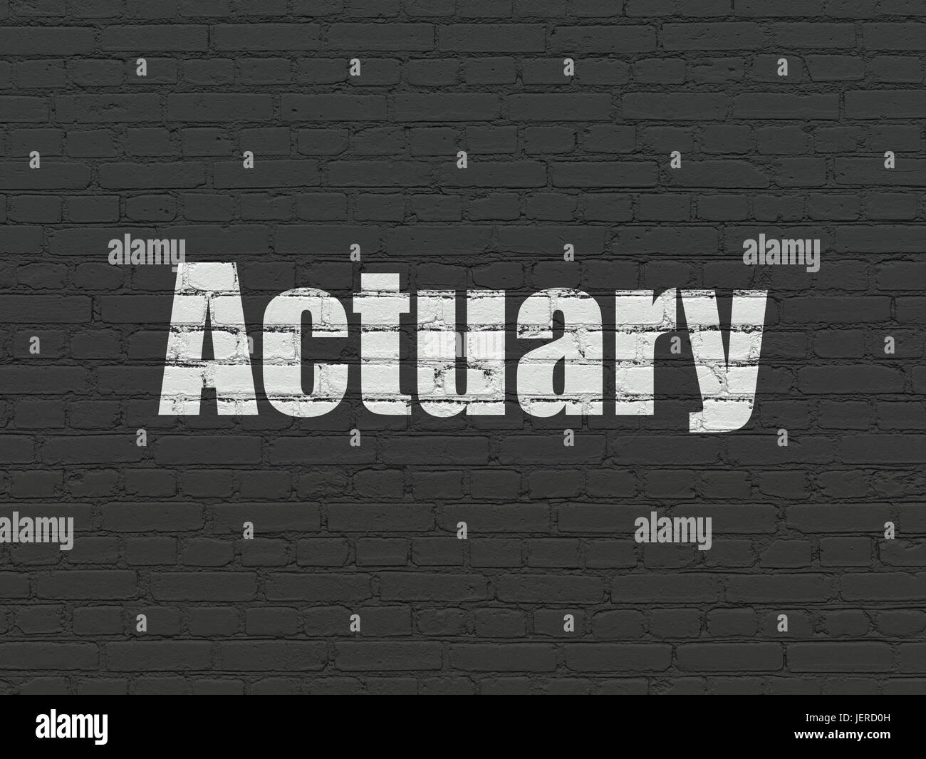 Insurance concept: Actuary on wall background Stock Photo - Alamy