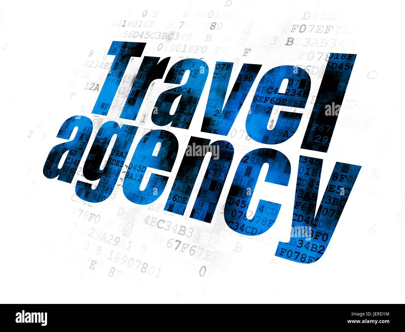 Travel concept: Travel Agency on Digital background Stock Photo - Alamy