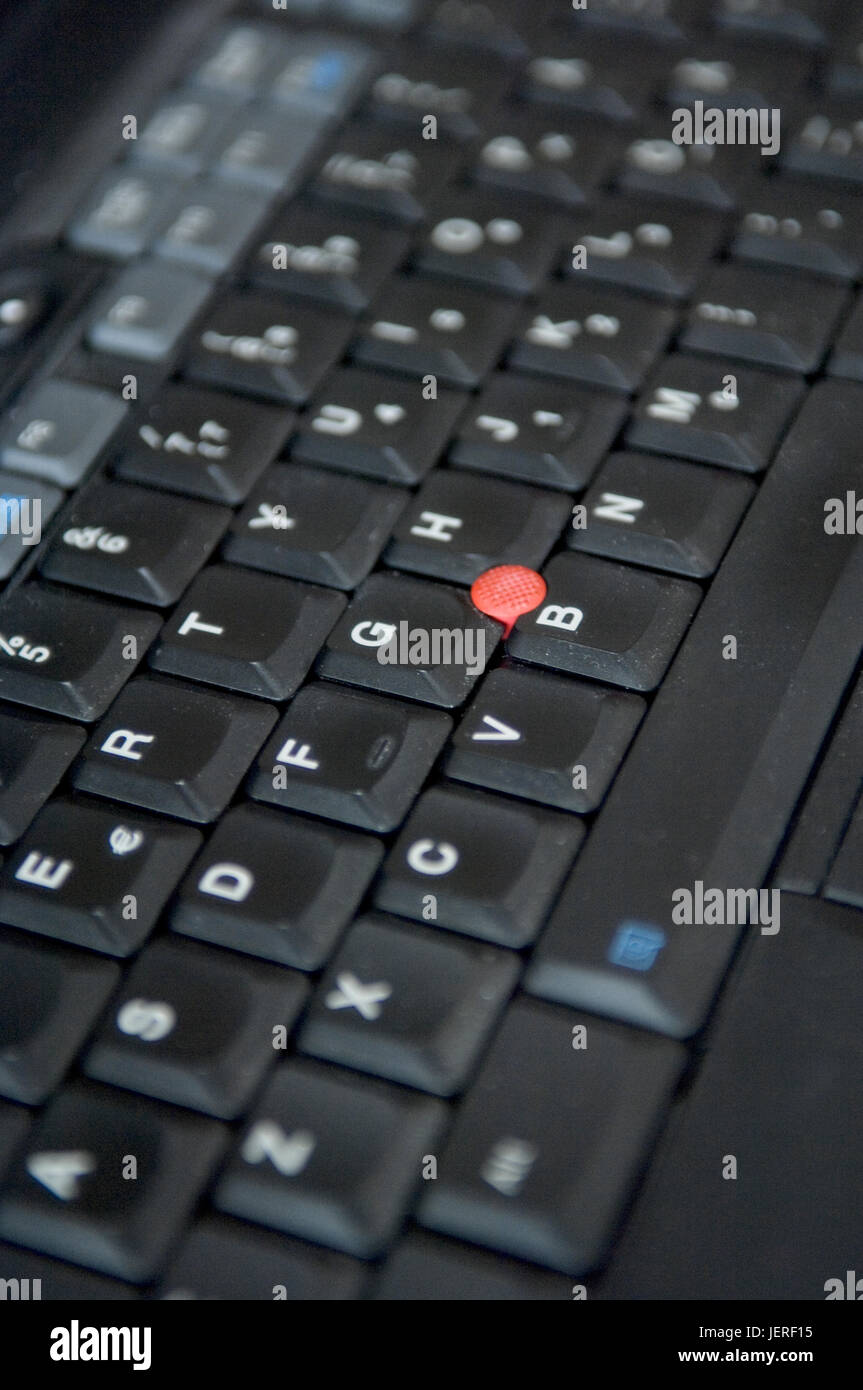 Laptop keyboard, close-up Stock Photo - Alamy