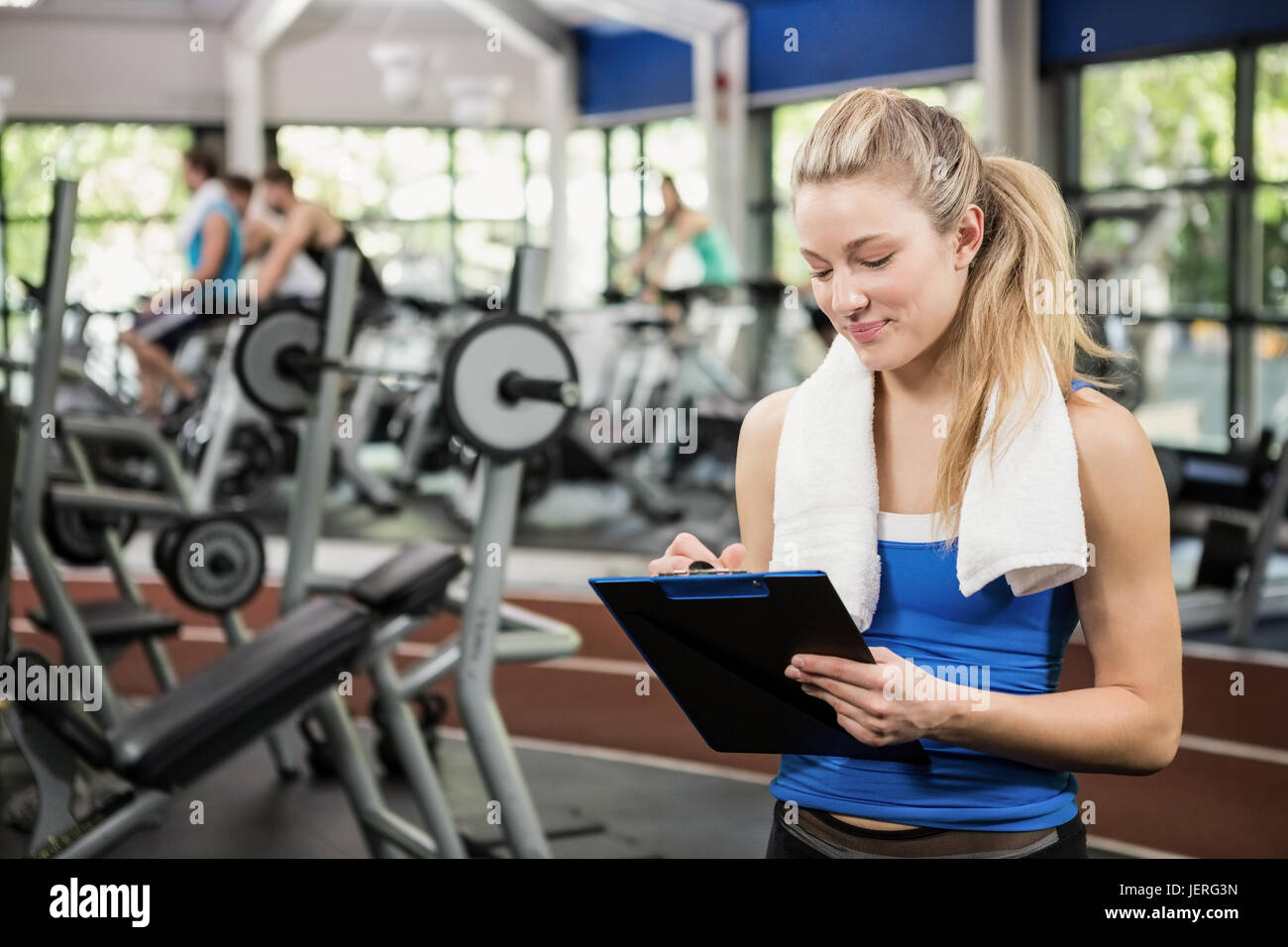 Female gym instructor hi-res stock photography and images - Alamy
