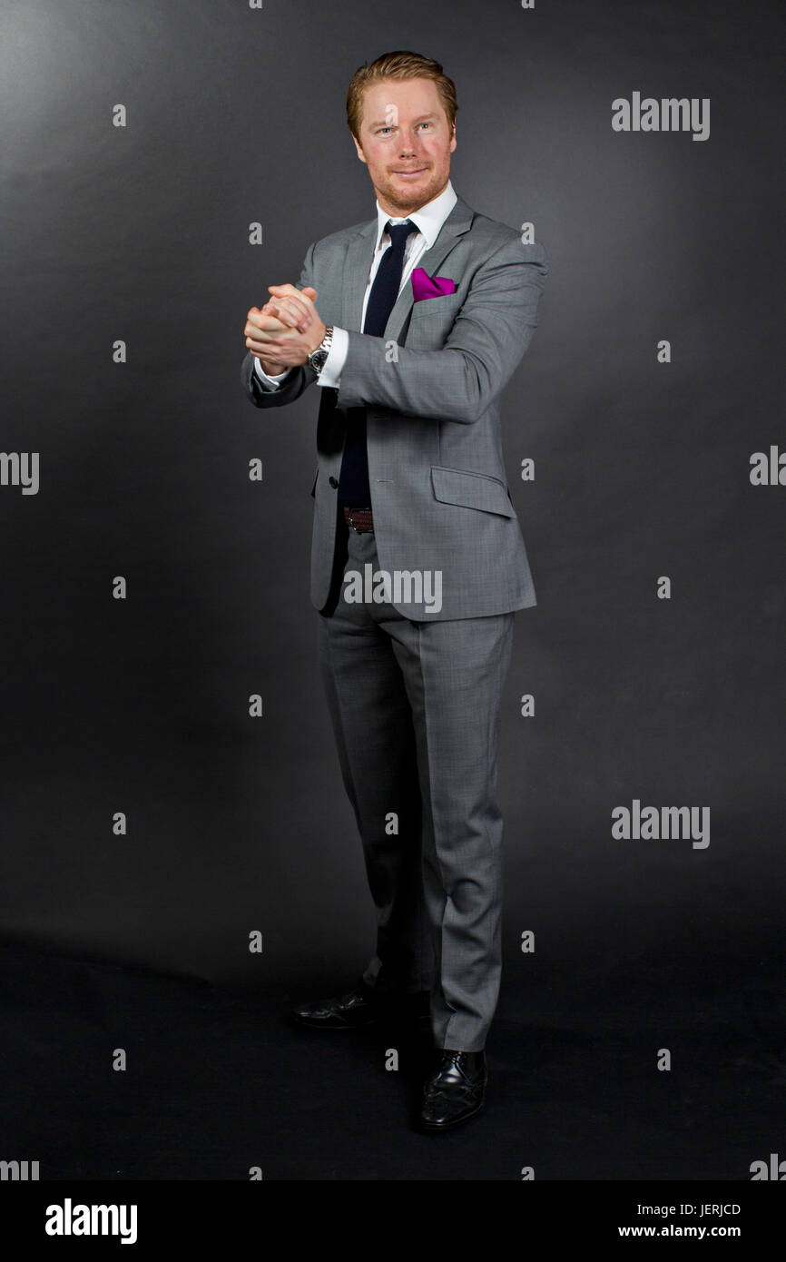 Man full body suit studio shot hi-res stock photography and images - Alamy