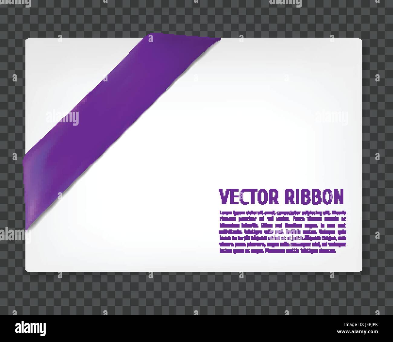 Corner vector ribbon Stock Vector Image & Art - Alamy