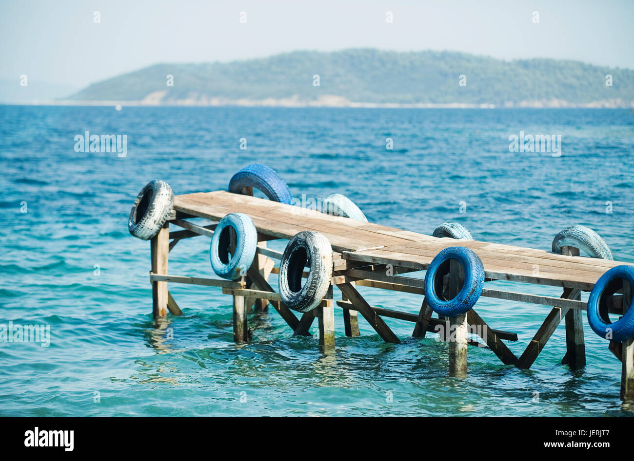 View of jetty Stock Photo - Alamy