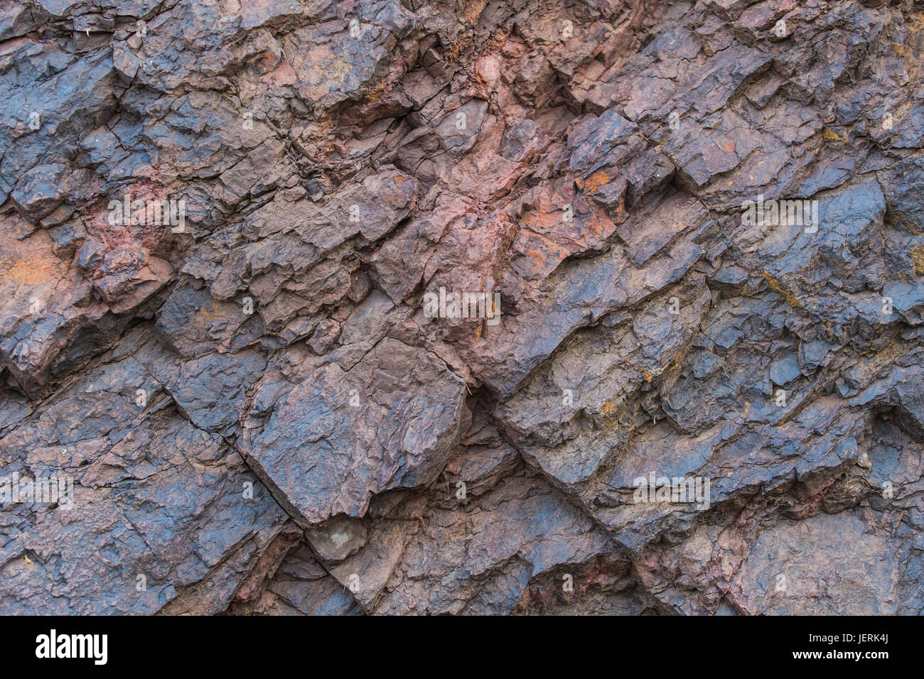 Iron ore texture close up - natural minerals in the mine. Stone texture ...
