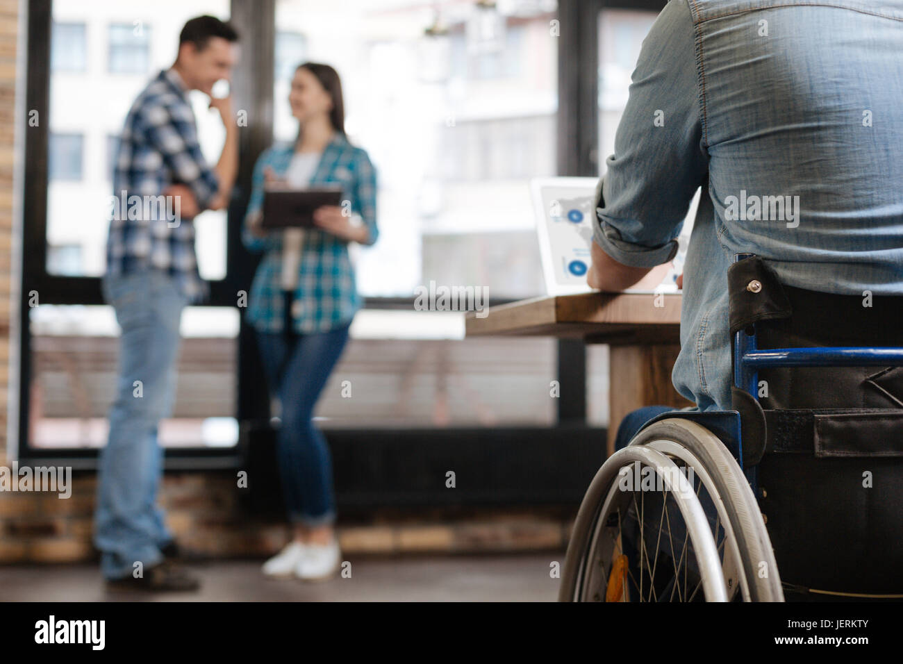 Team of diligent people having a productive day in the office Stock ...