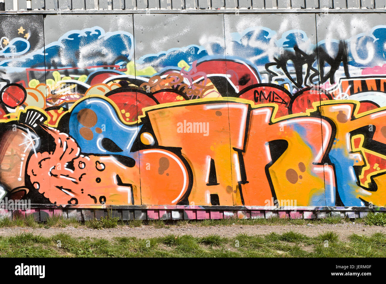 Graffiti on wall Stock Photo - Alamy
