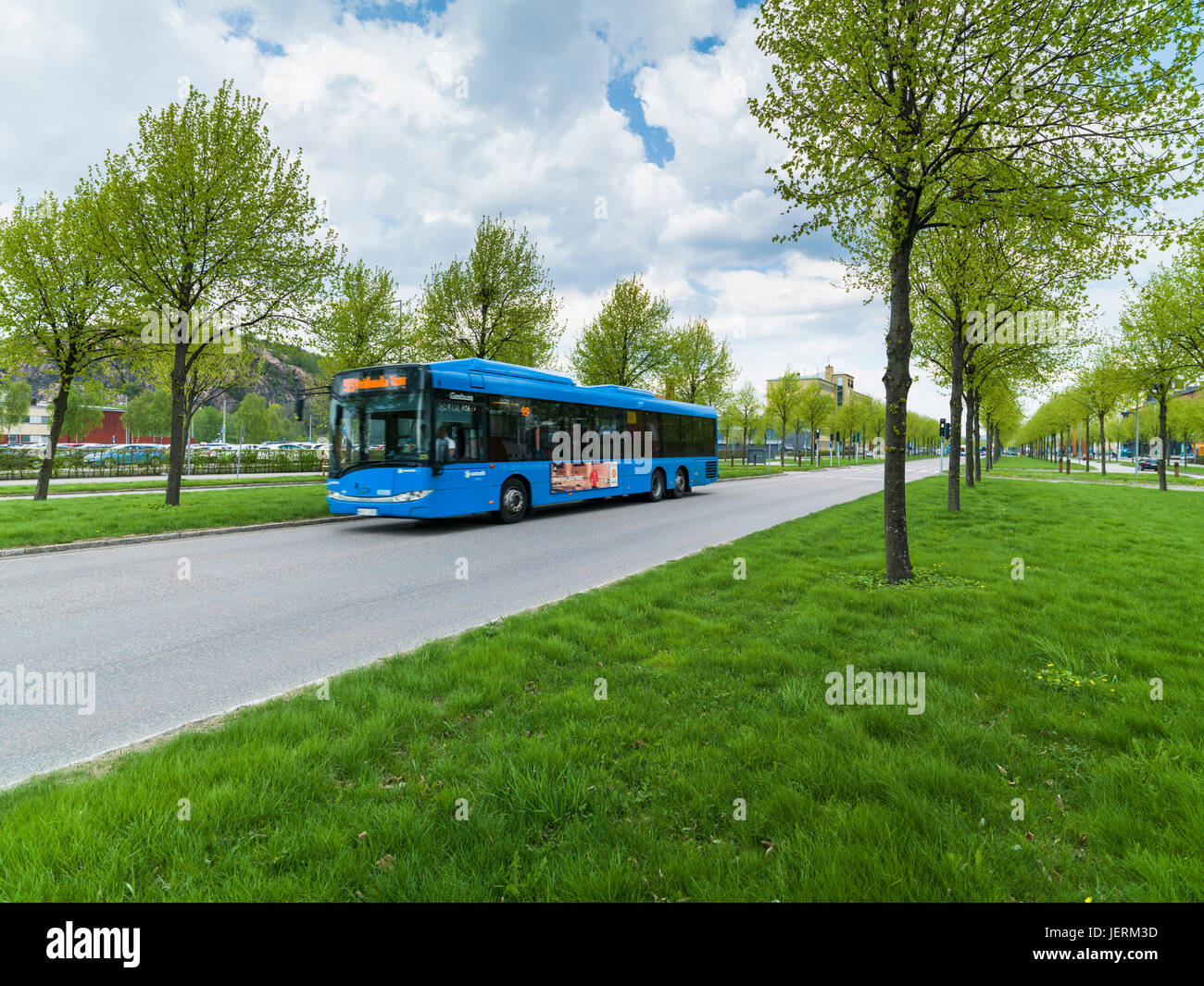 Bus on road Stock Photo - Alamy