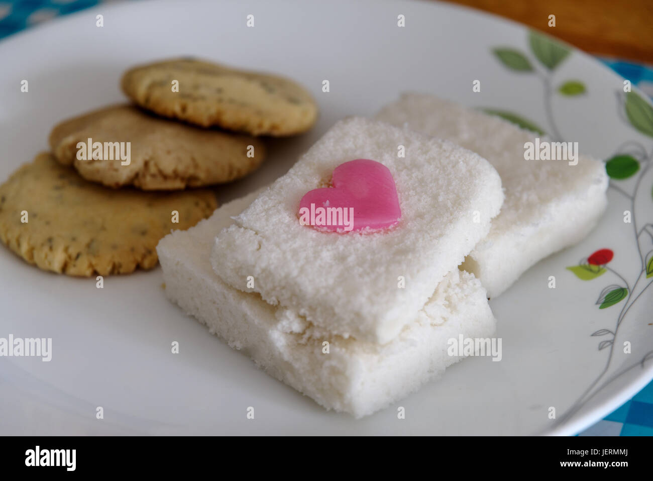 white korean rice cake and cookies Stock Photo - Alamy