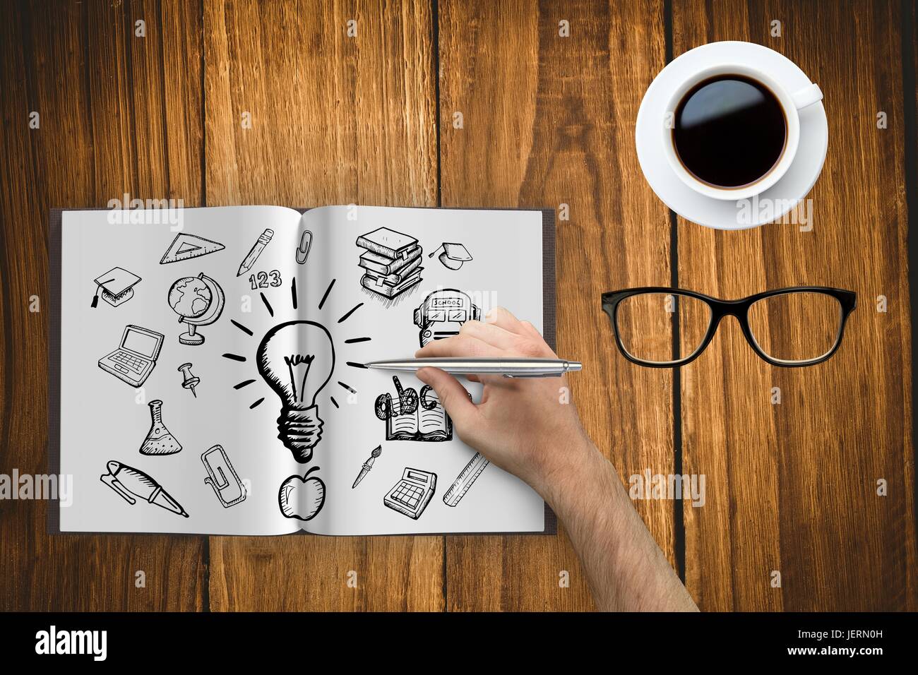 Desk doodles hi-res stock photography and images - Alamy