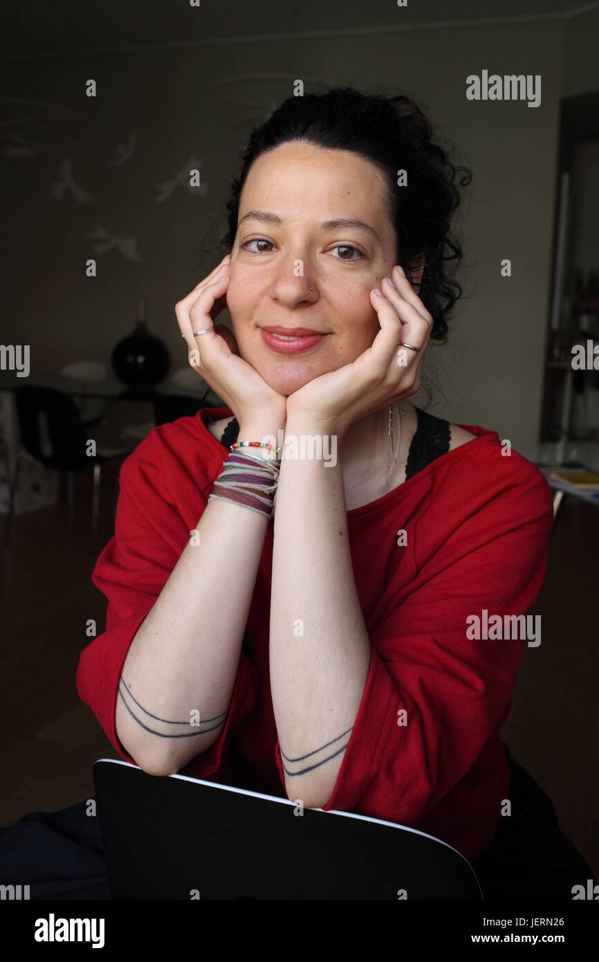 Portrait of Elisa Albert 07/06/2017 ©Basso CANNARSA/Opale Stock Photo ...