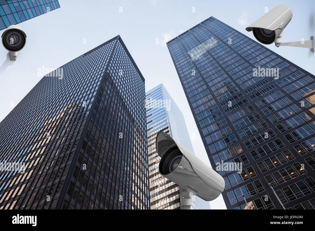 Security cameras in the city Stock Photo - Alamy