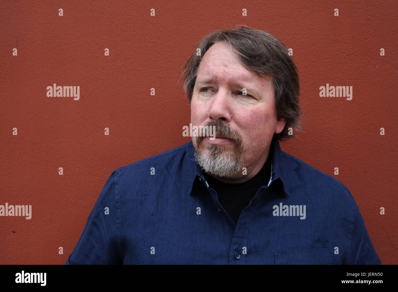 Portrait of Brian Turner (poet) 19/05/2017 ©Basso CANNARSA/Opale Stock ...