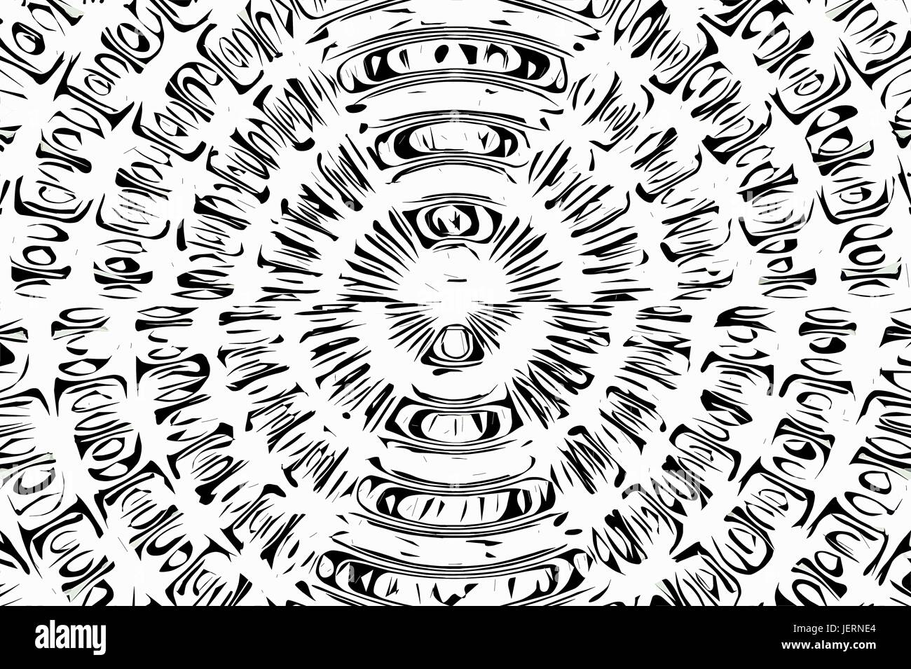 Black abstract drawing hi-res stock photography and images - Alamy