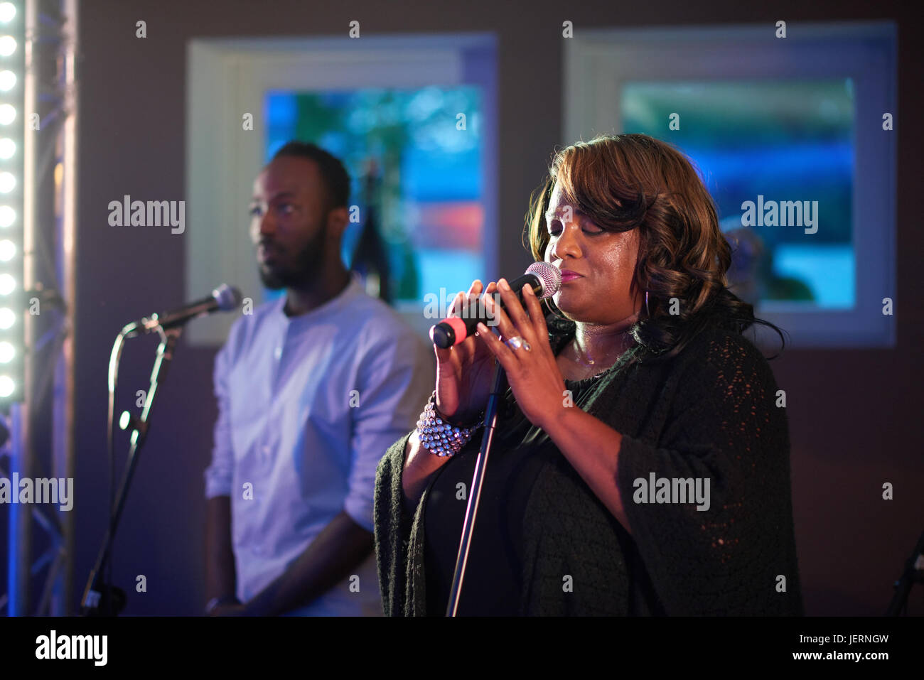 The Terri Green Project performing on 24 June 2017 Stock Photo - Alamy