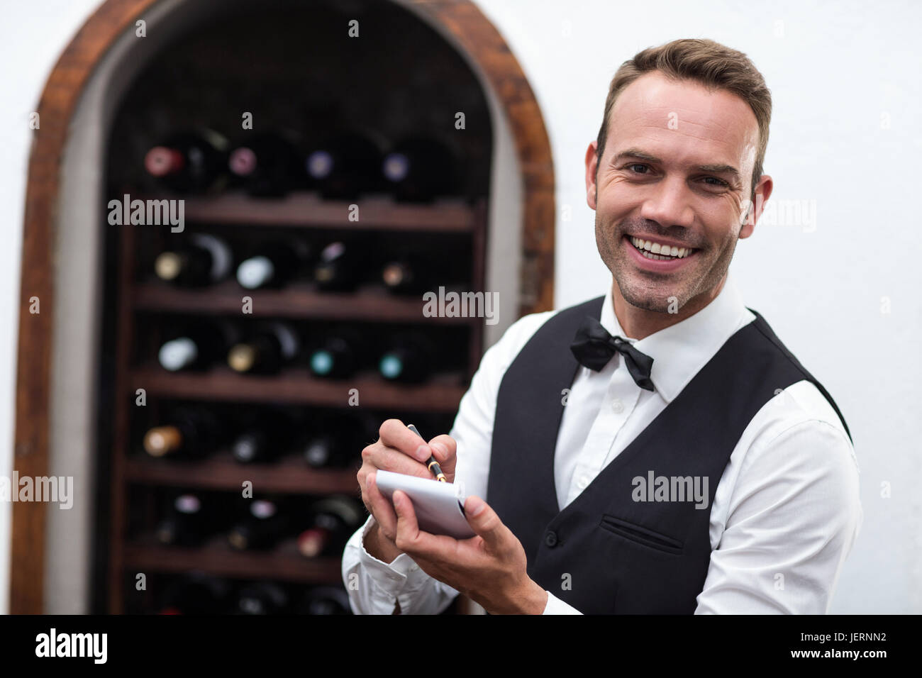Waiter taking an order hi-res stock photography and images - Alamy