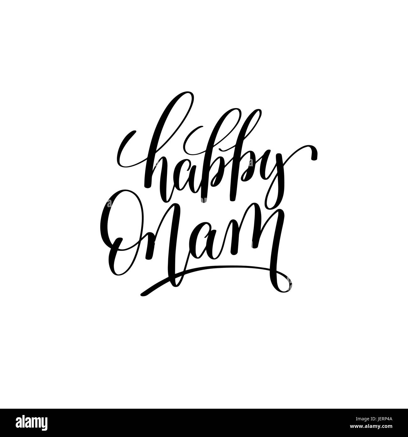 happy onam hand lettering inscription Stock Vector Image & Art - Alamy