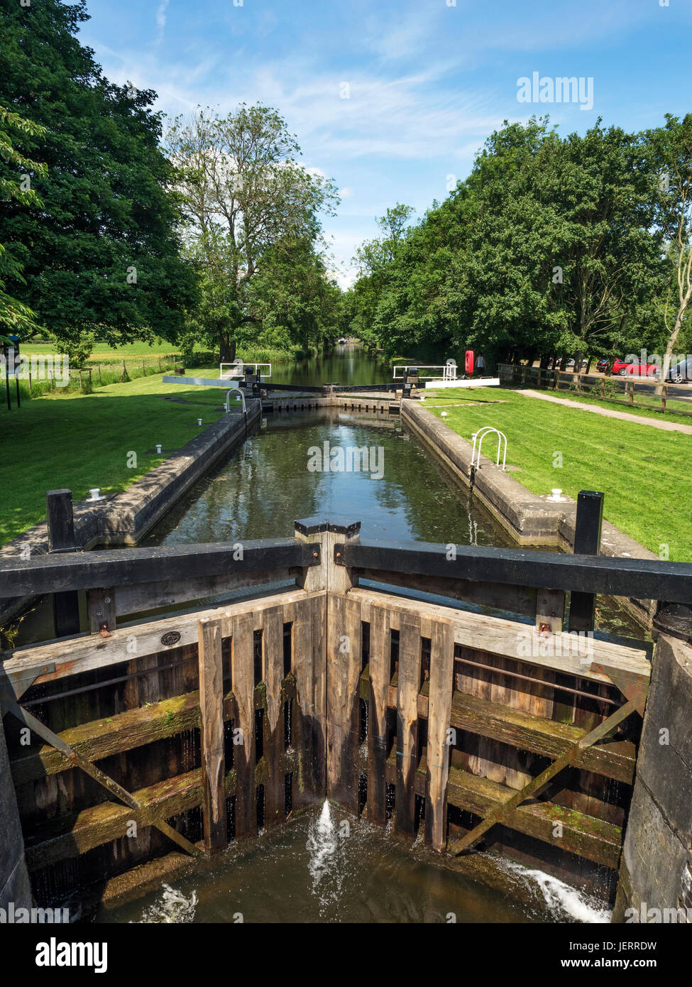 Bellfurrows Lock on the Ripon Canal at Ripon North Yorkshire England ...
