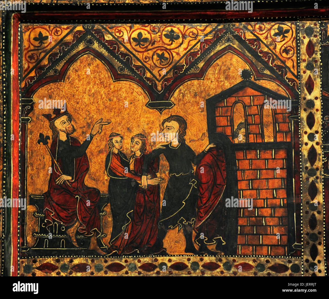 Master of Soriguerola. Altar frontal of Saint Christopher, 14th century ...