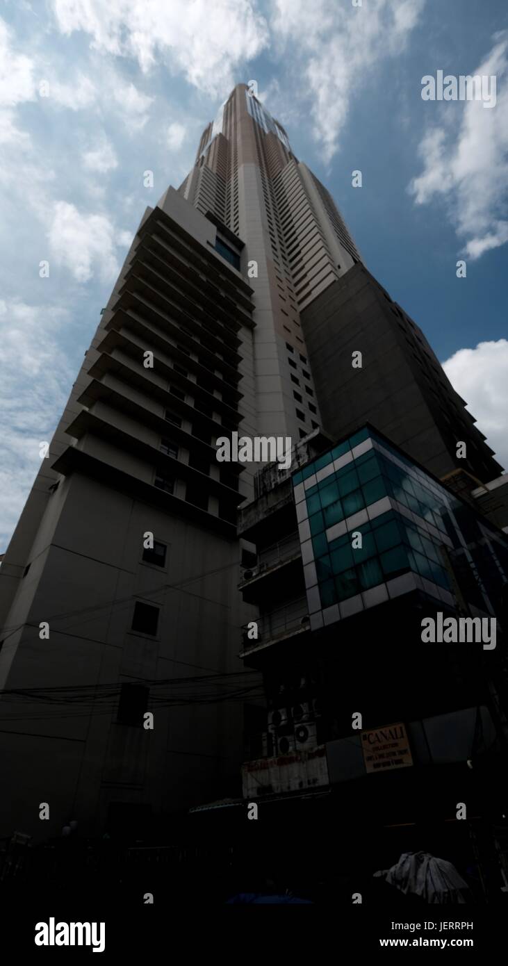 Baiyoke Sky Tower Pratunam Market Landmark Ratchathewi district of Bangkok Thailand conceived by ...