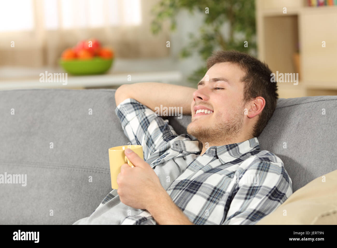 Lazy Person On Couch