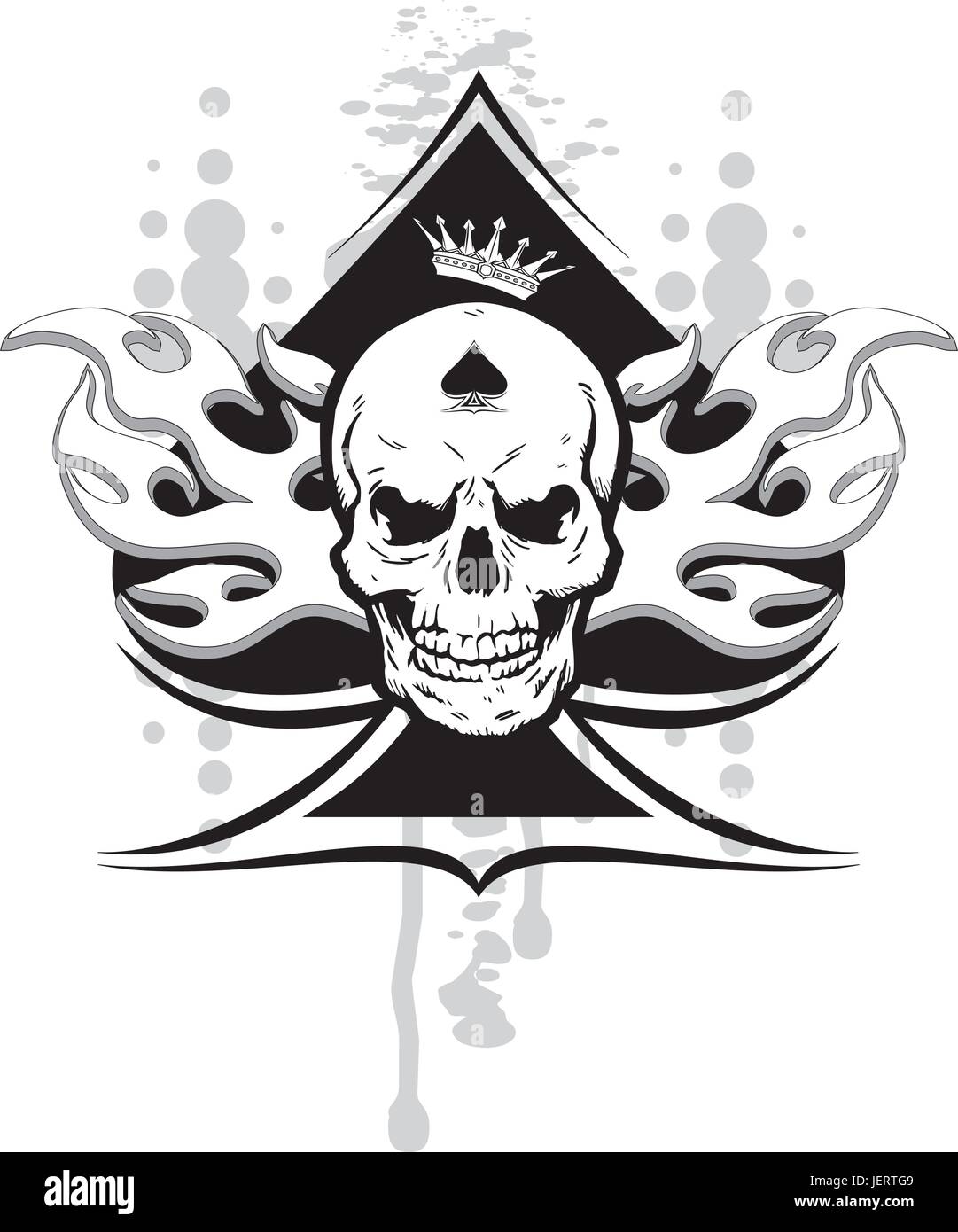 Crown ace Stock Vector Images - Alamy