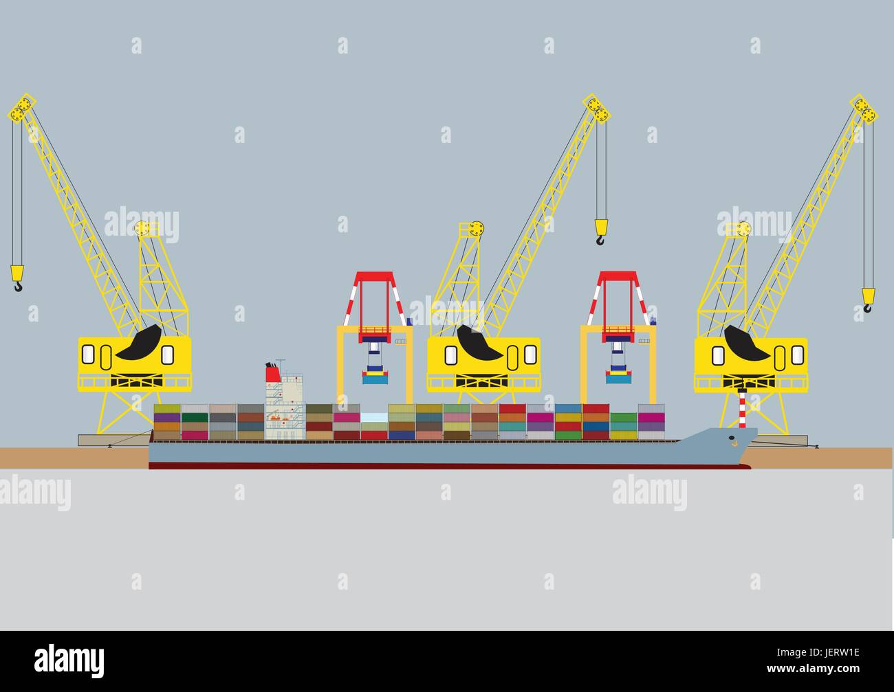 industry, container, export, freight, ship, cargo, salt water, sea ...